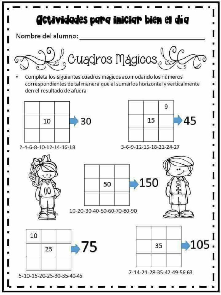 Actividades para Empezar Bien El Dia | PDF