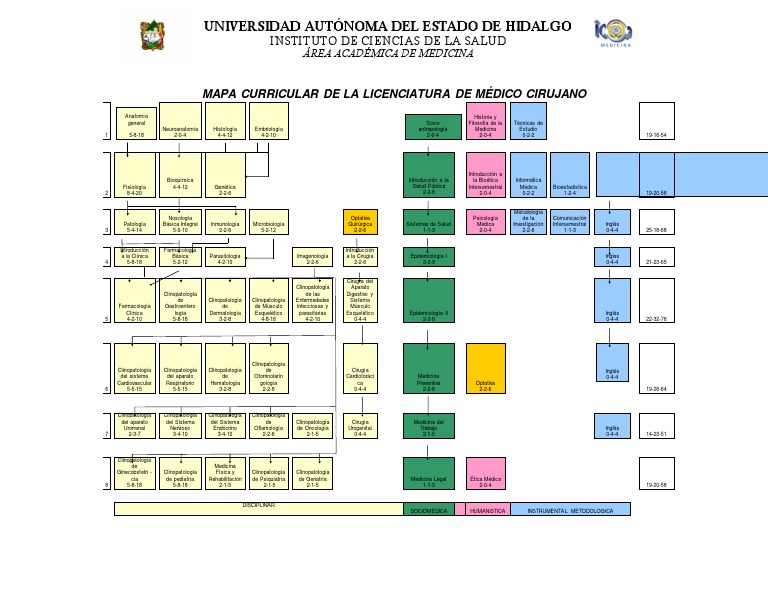 Mapa Curricular | PDF | Cirugía | Medicina