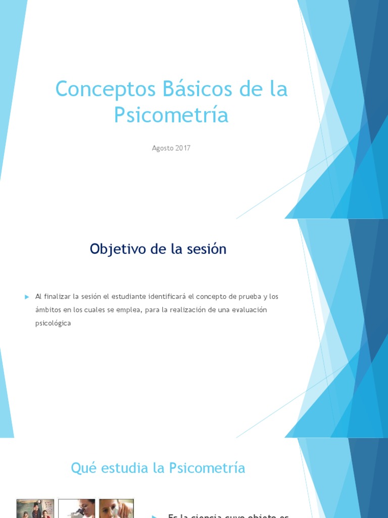 Conceptos Básicos de La Psicometría | Psicometría | Inteligencia