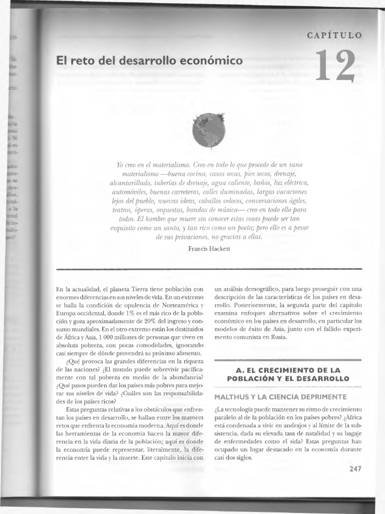 Cap 12 Samuelson | PDF | Asia | Pobreza