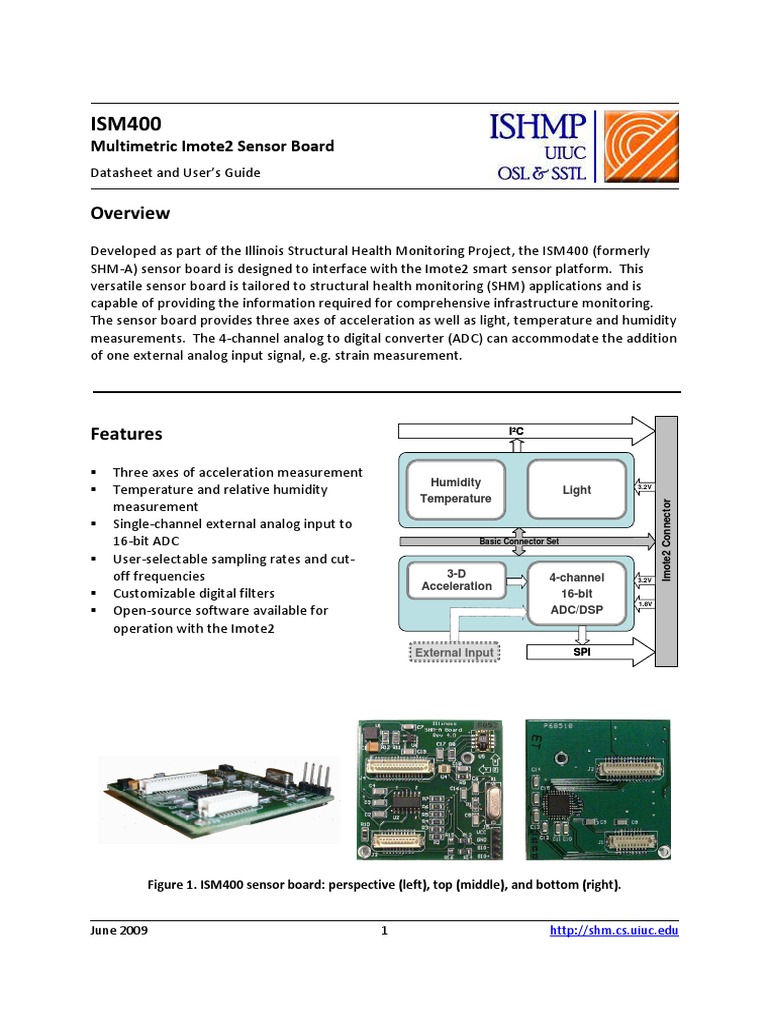 ISM400_Datasheet | Analog To Digital Converter | Sensor