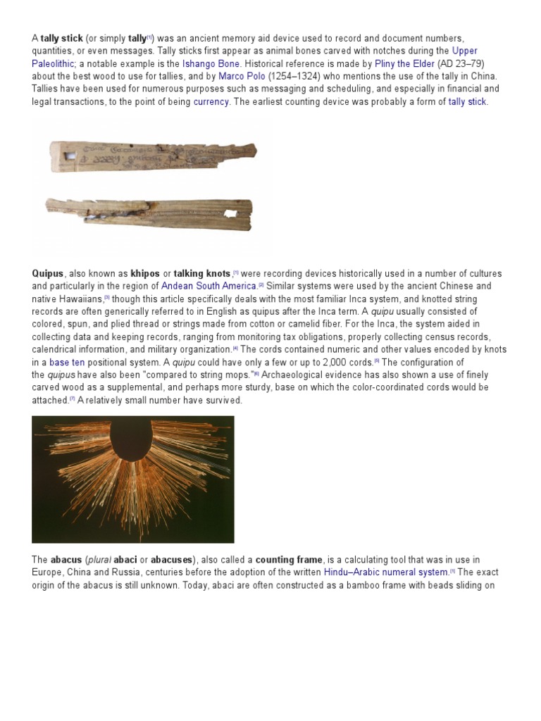Upper Paleolithic Ishango Bone Pliny The Elder Marco Polo Currency ...