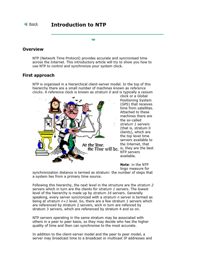 NTP Synchronize | PDF | Internet Standards | Computing