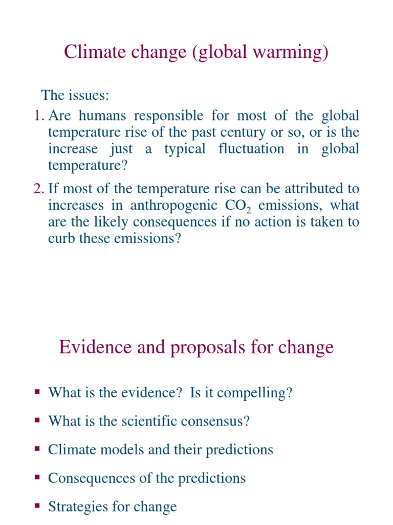 Climate Change Alan Campion | PDF | Global Warming | Greenhouse Effect