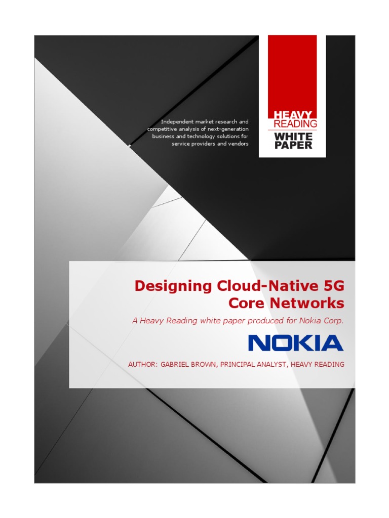 Nokia 5g Core White Paper Pdf 4 G Cloud Computing