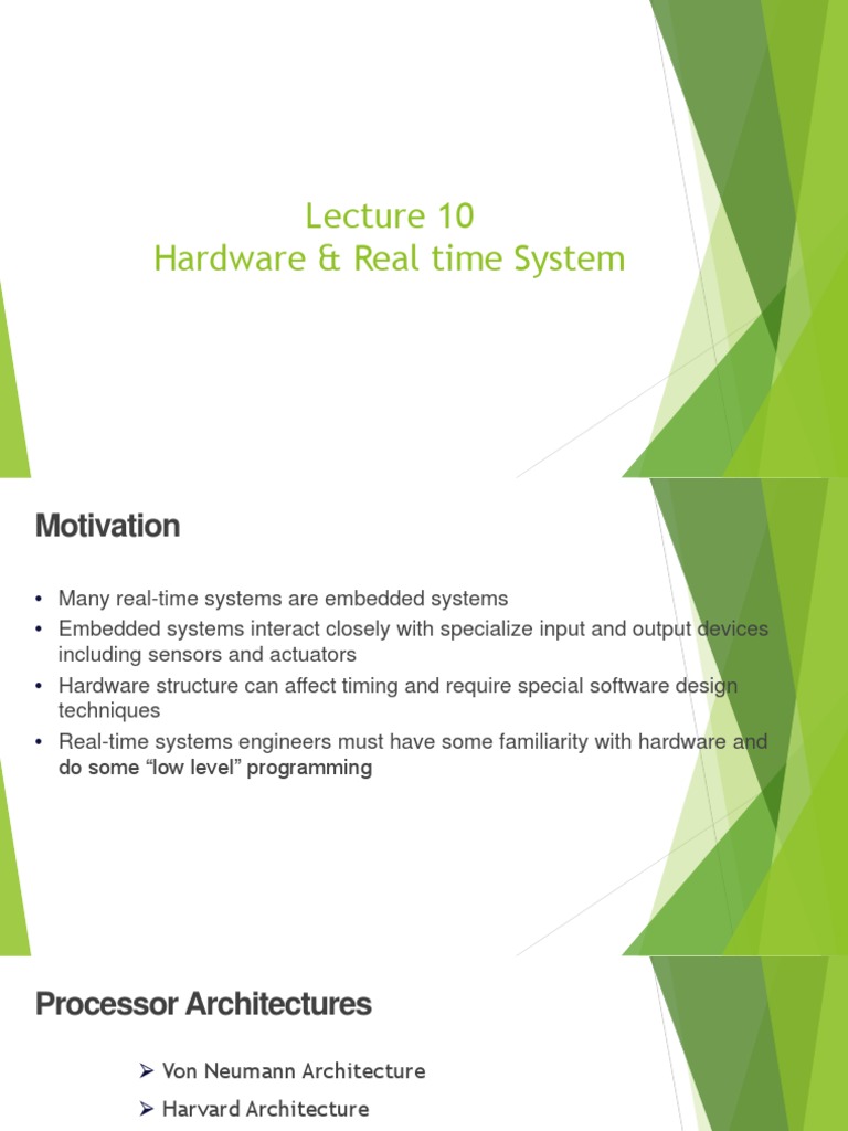 Real Time System Lect10 A | PDF | Multi Core Processor | Central Processing Unit