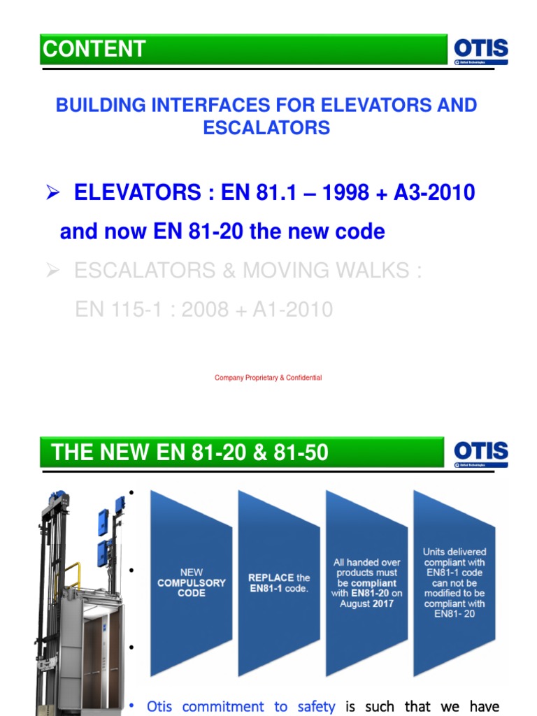 EN 81-20 & 81-50 Elevator Standards Update | PDF | Elevator | Door
