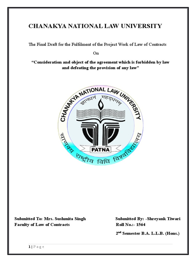 Contract Project | PDF | Contract Law | Crime & Violence