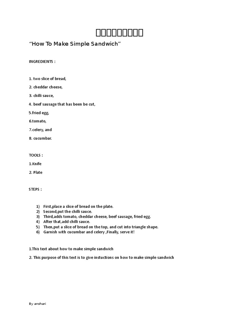 how-to-make-simple-sandwich-pdf