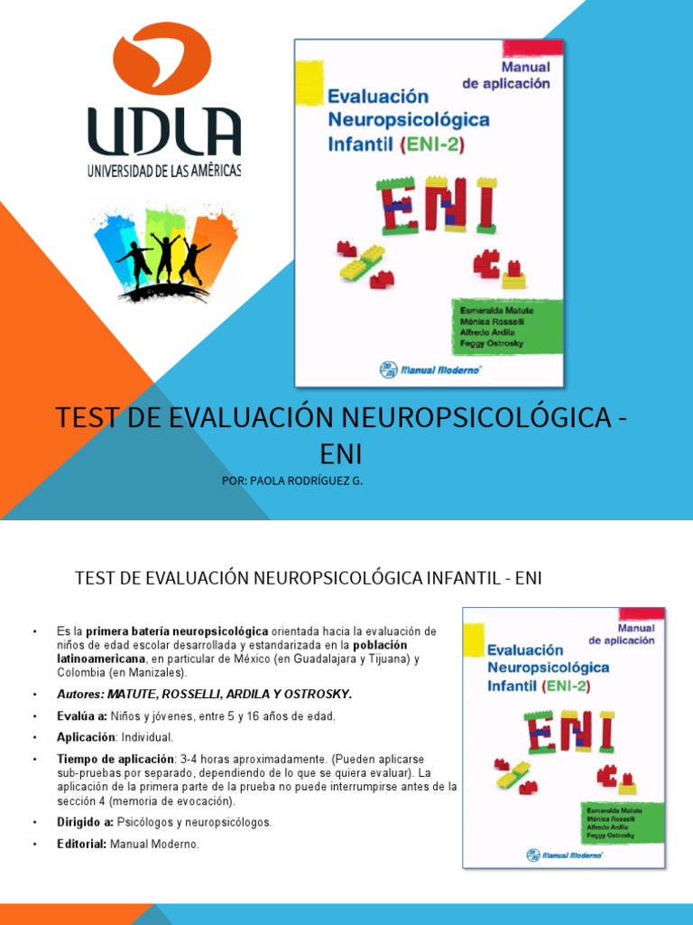 TEST_ENI | Neurología | Memoria