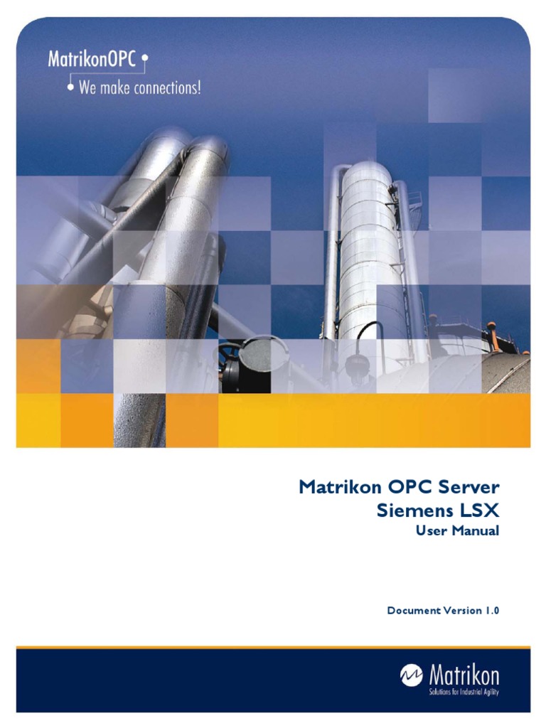 Matrikon Opc Server For Siemens LSX | PDF | Areas Of Computer Science ...