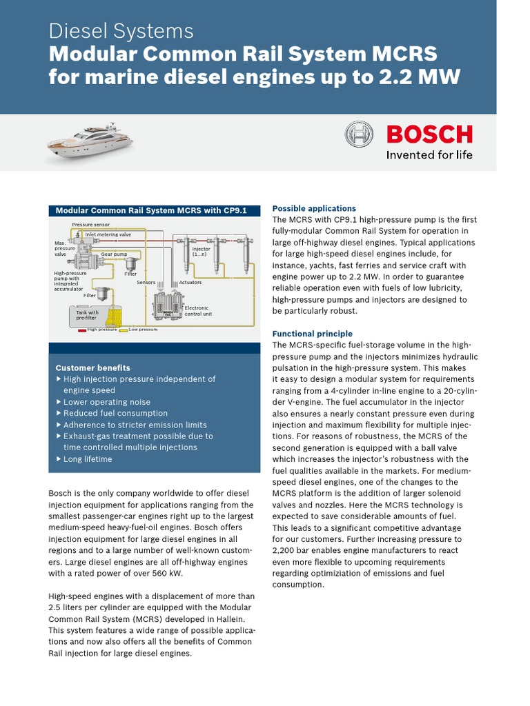 MCRS en | PDF | Diesel Engine | Fuel Injection