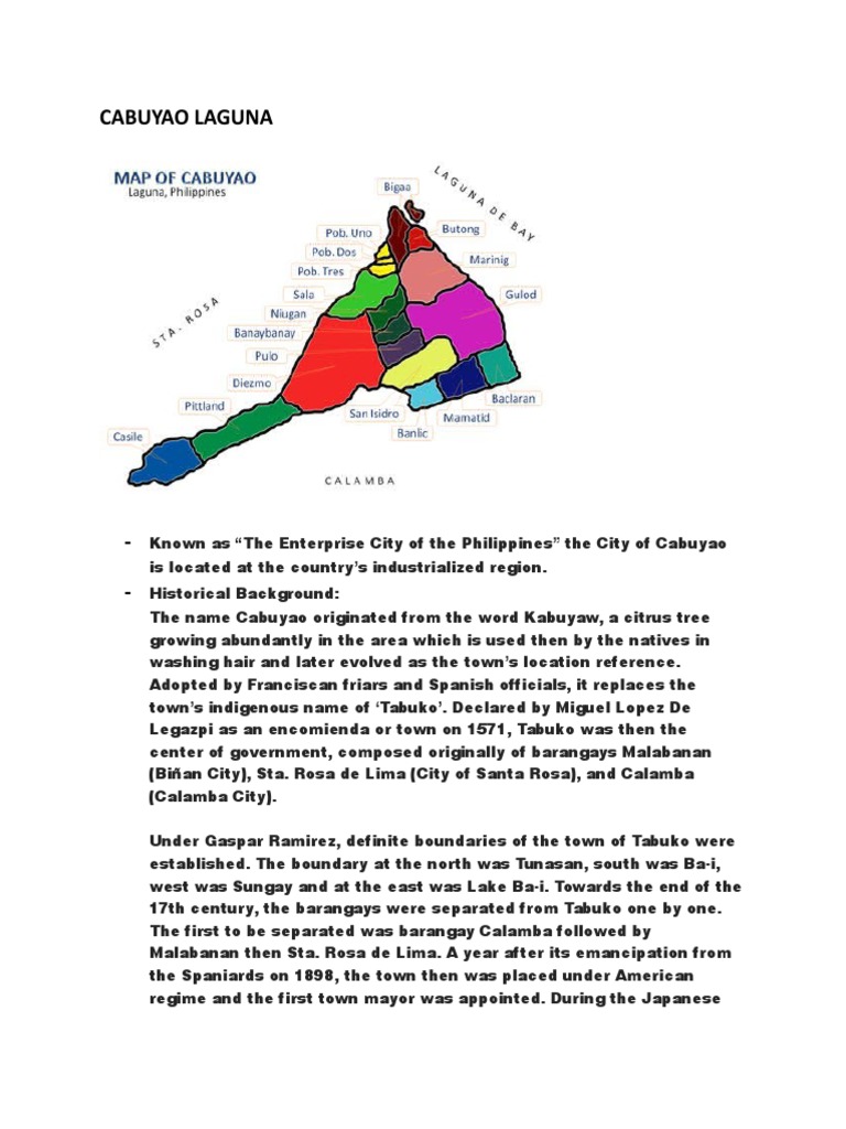 Cabuyao Laguna (1) | Earth & Life Sciences | Physical Geography