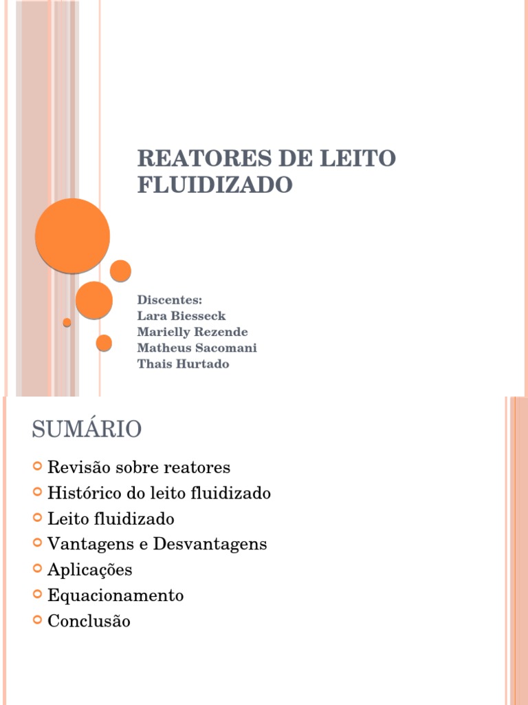 Reatores de Leito Fluidizado | PDF | Alternador de energia elétrica | Calor