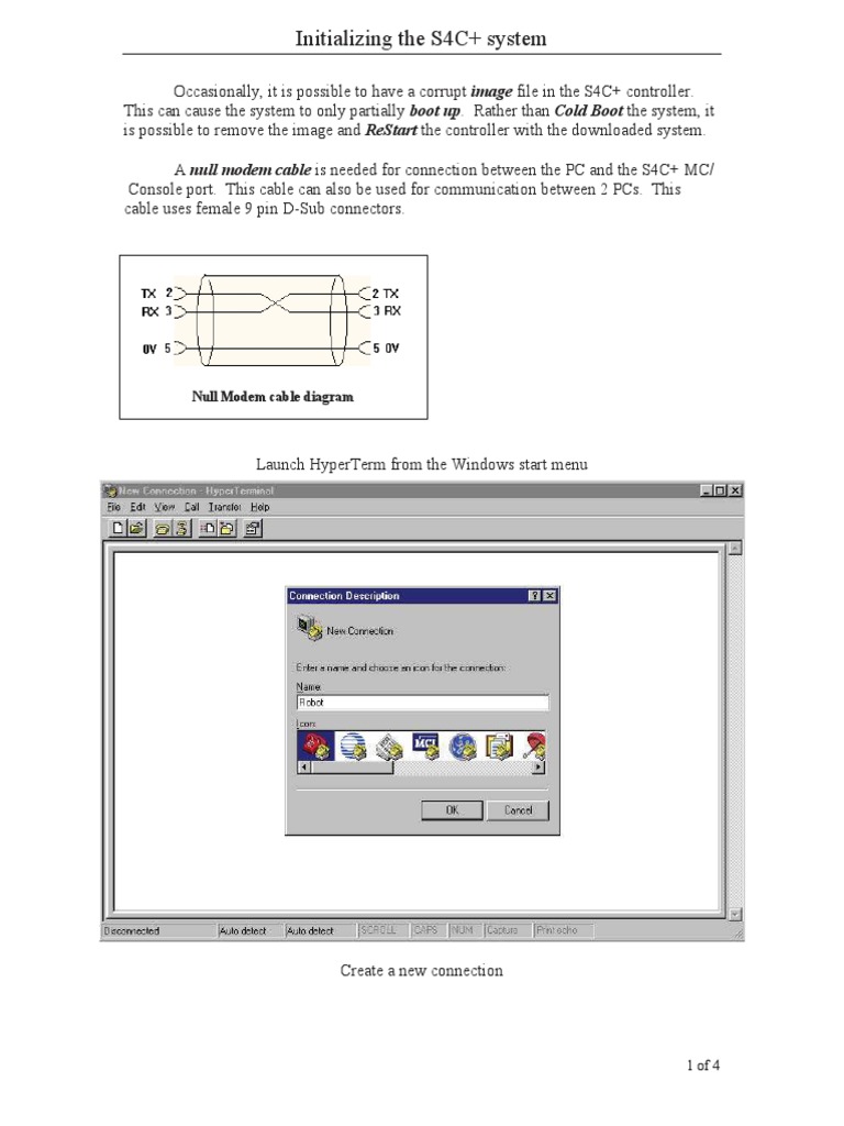 S4C+ HyperTerminal Initialization 2 | PDF