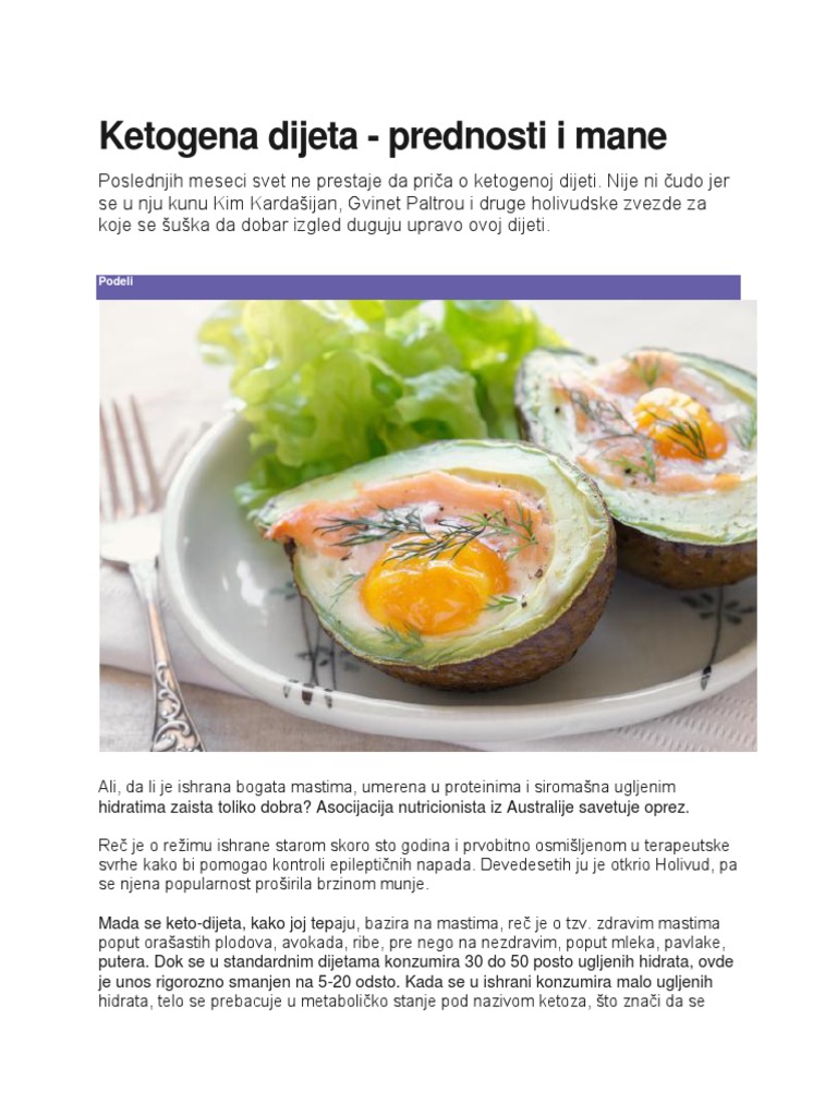 Ketogena Dijeta | PDF