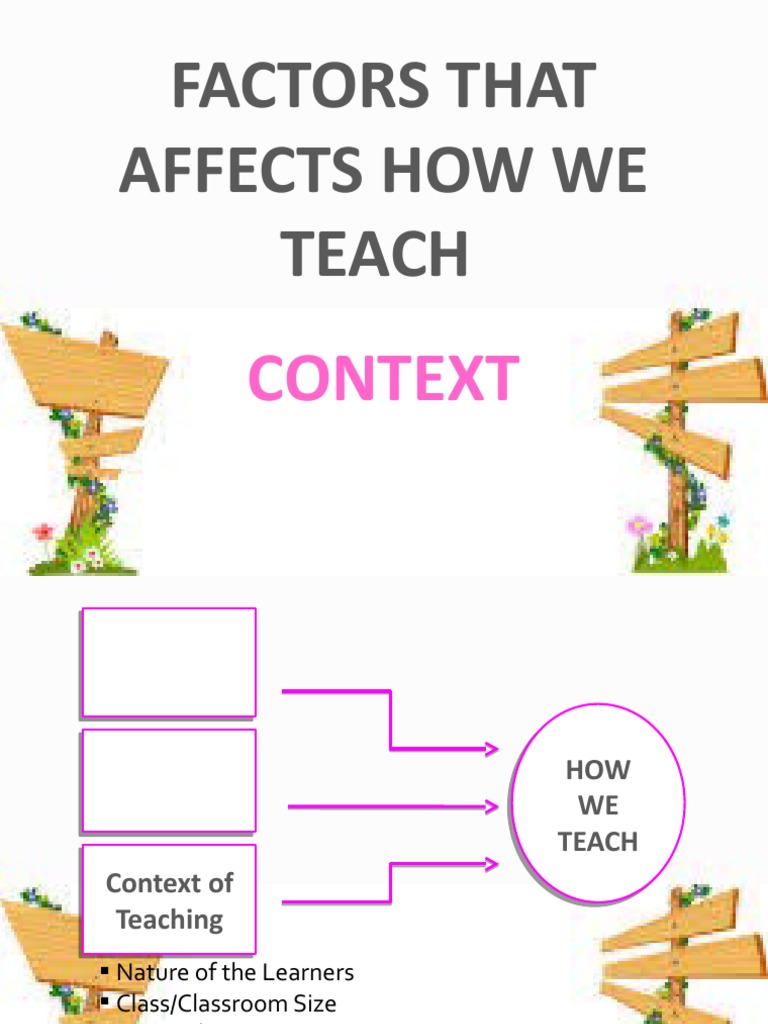 Factors Influencing Teaching Methods | PDF | Classroom | Teachers