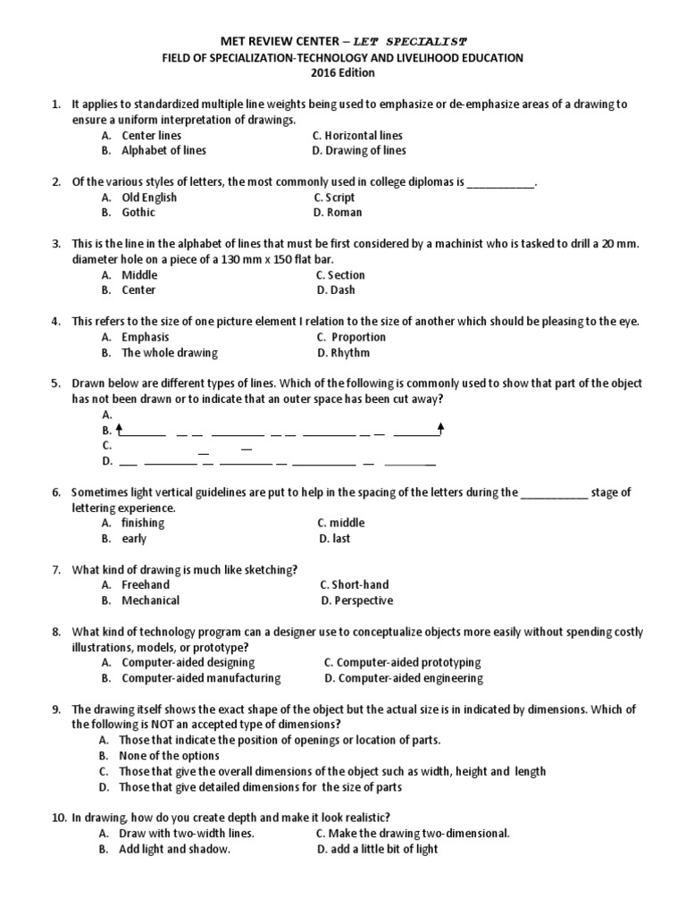 Technology and Livelihood Education: A Review of Key Concepts Related ...
