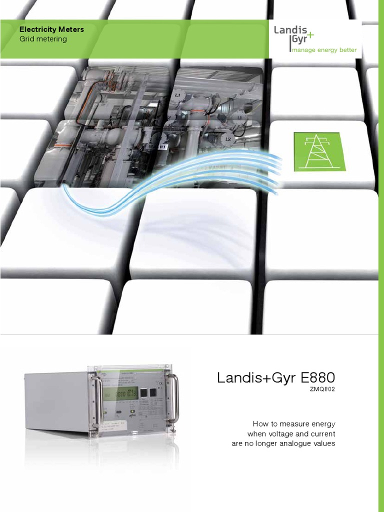 Landis+Gyr E880 | PDF | Electrical Grid | Electrical Substation