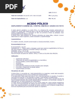 Folicil: Indicações e Posologia | PDF | Vitamina | Anemia
