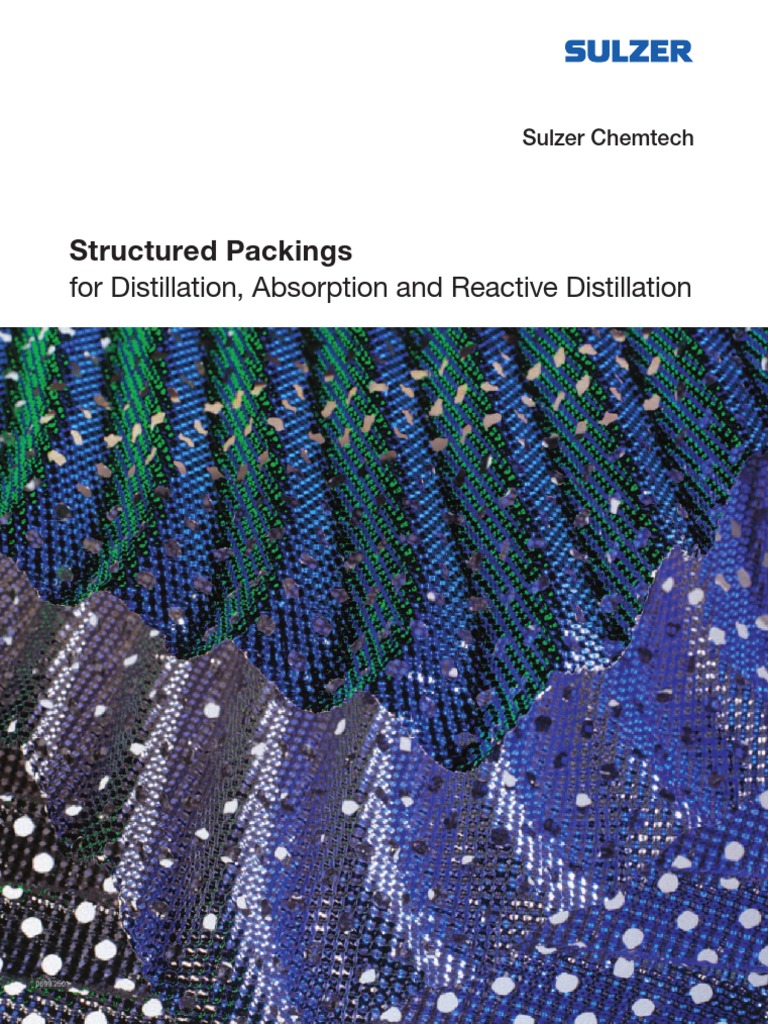 Sulzer Structured Packings PDF | PDF | Distillation | Stainless Steel