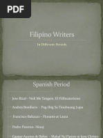 List of The Filipino Writer and Their Pen Names | PDF | Philippines ...