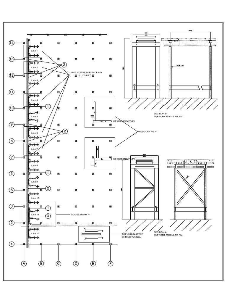 Denah Mesin Packing | PDF