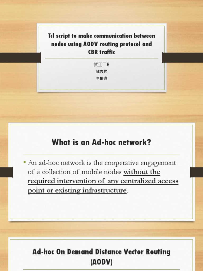 Ad Hoc On-Demand Routing Protocol | PDF | Routing | Communications Protocols