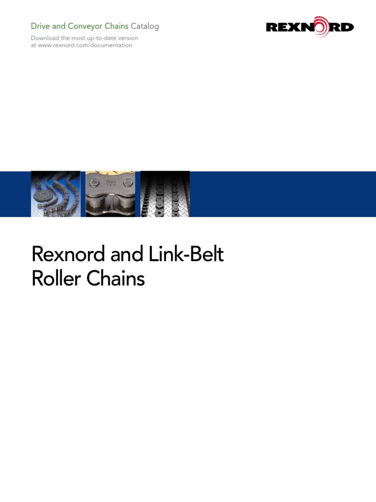 7010 Rexnord and Link Belt Roller Chains Catalog P | PDF | Industries ...