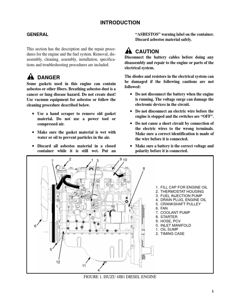Isuzu 4JB1 Injection Pump Guide | PDF | Fuel Injection | Diesel Engine