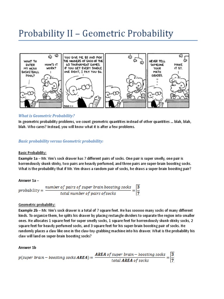 Geometric Probability Problems | PDF | Euclidean Plane Geometry ...