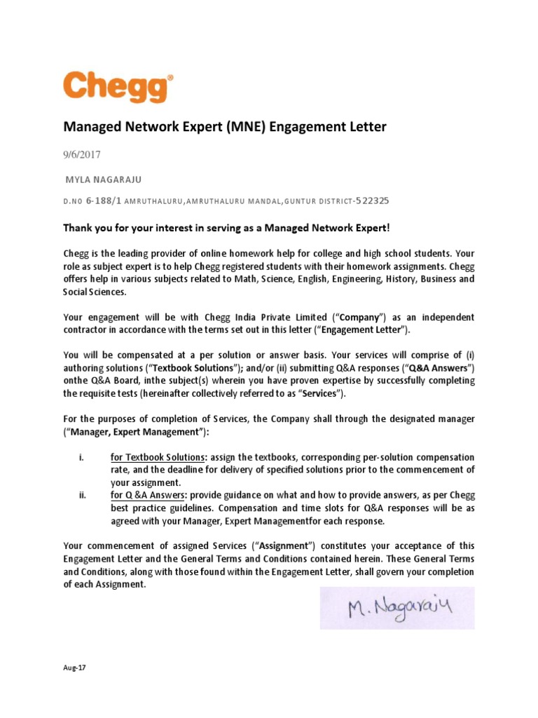 Expert Engagement Letter - _1_ NAGA.pdf | Confidentiality | Business ...