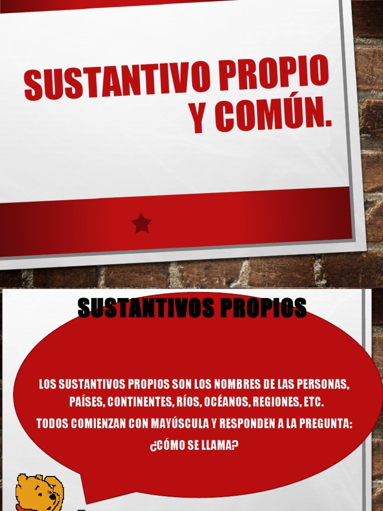 Sustantivos Propio y Común | PDF