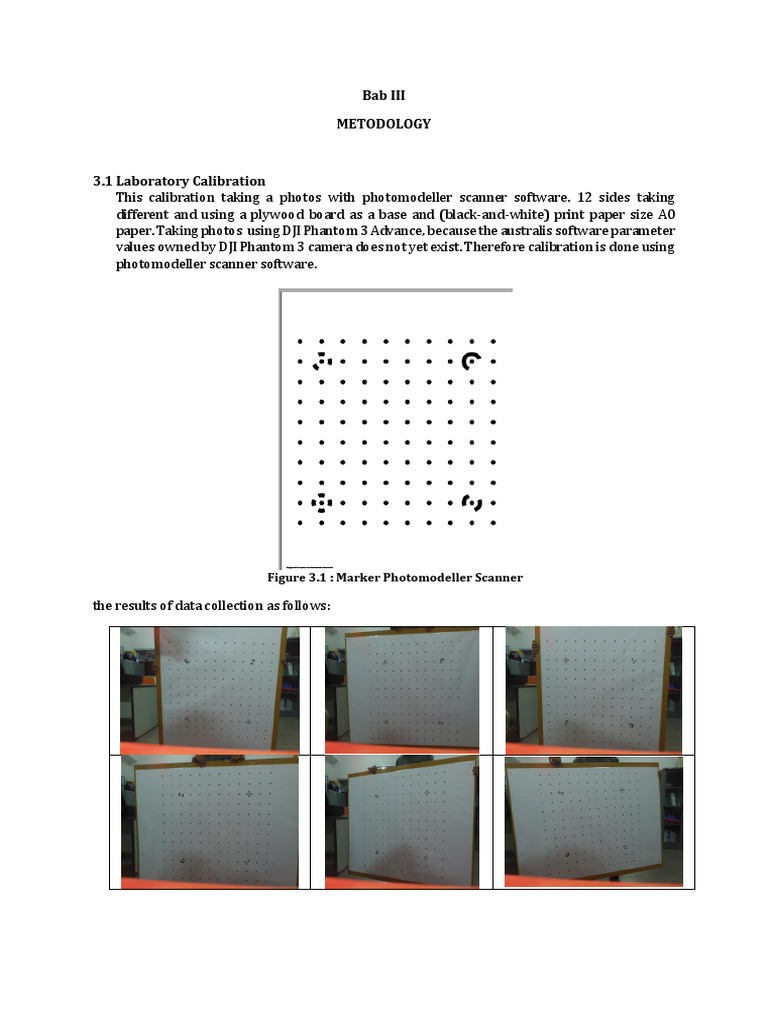 Bab Iii Metodology: Figure 3.1: Marker Photomodeller Scanner | PDF ...