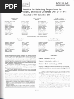 Aci 211 Design Mix | PDF | Concrete | Cement