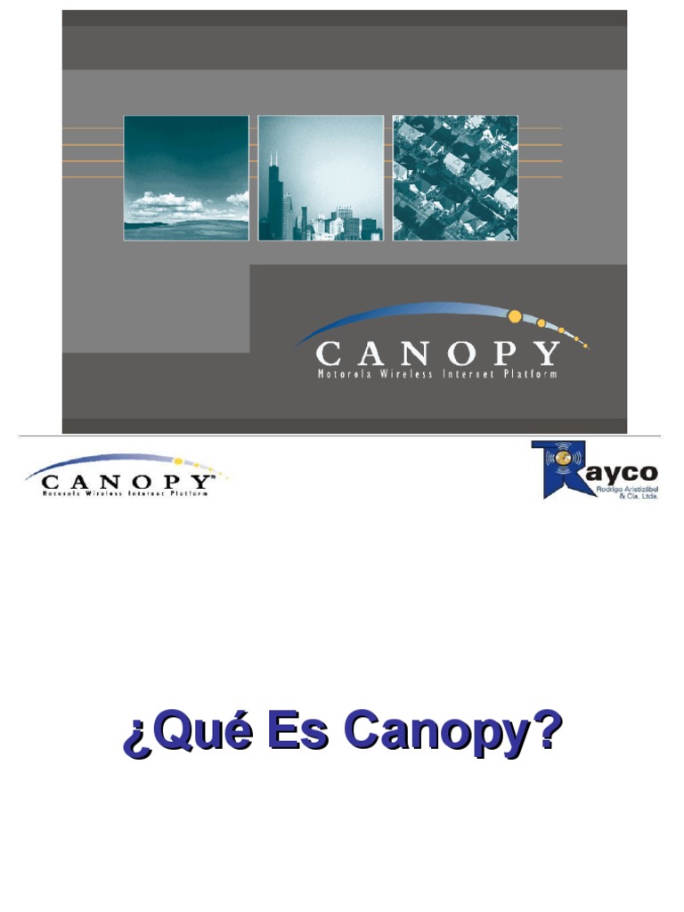 Sistema Canopy: Conectividad Inalámbrica | PDF | Punto de acceso ...