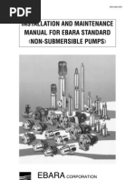 EBSRAY V30 V35 InstallMaintenanceManual Type 23-24-27 | PDF | Pump | Valve
