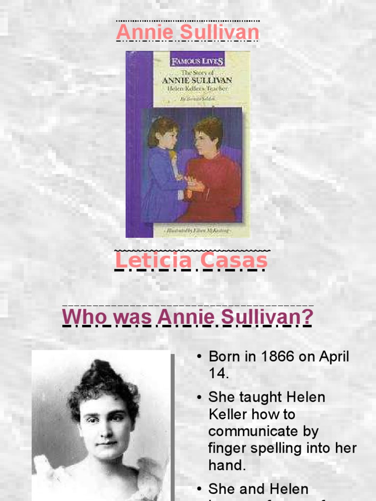Annie Sullivan | PDF