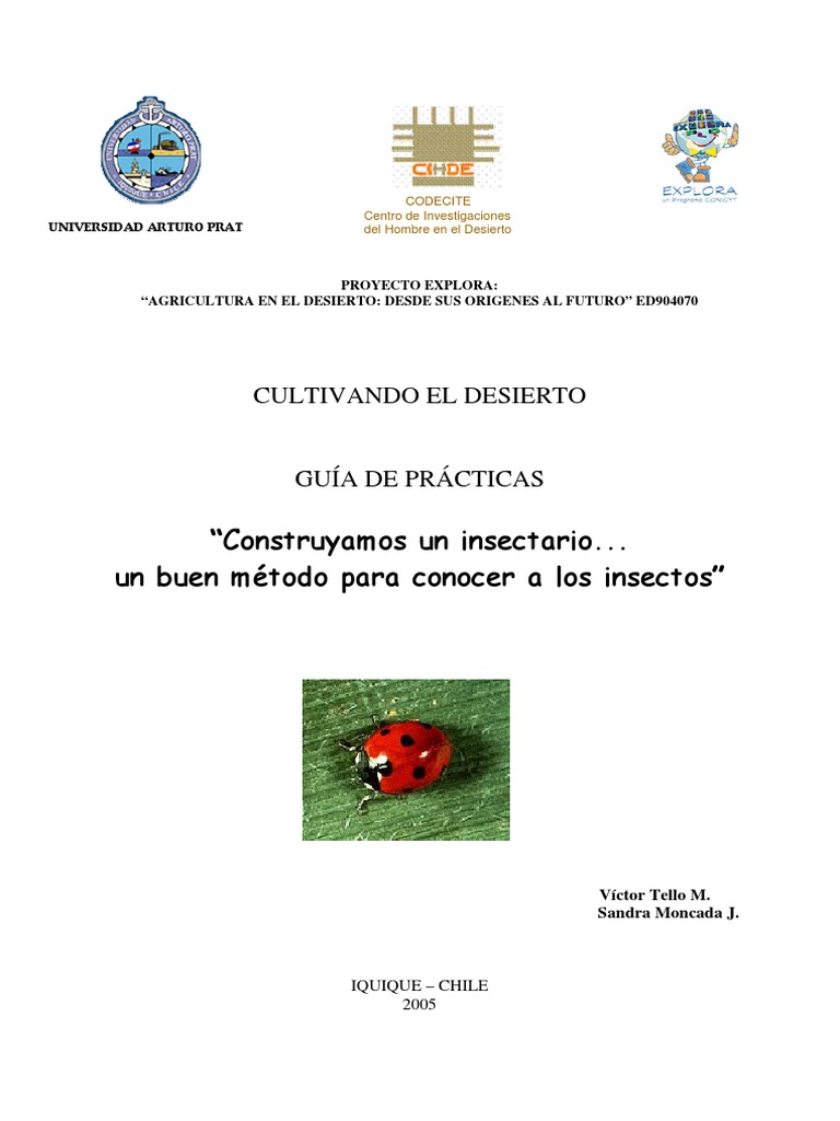 Construcción de un Insectario en Chile | PDF | Insectos | Papel