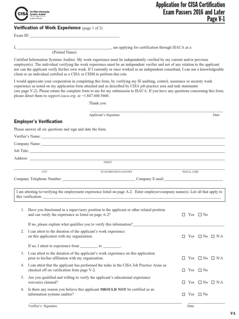 Cisa Application 2016 and Later FRM Eng 0716 | PDF | Audit | Strategic ...