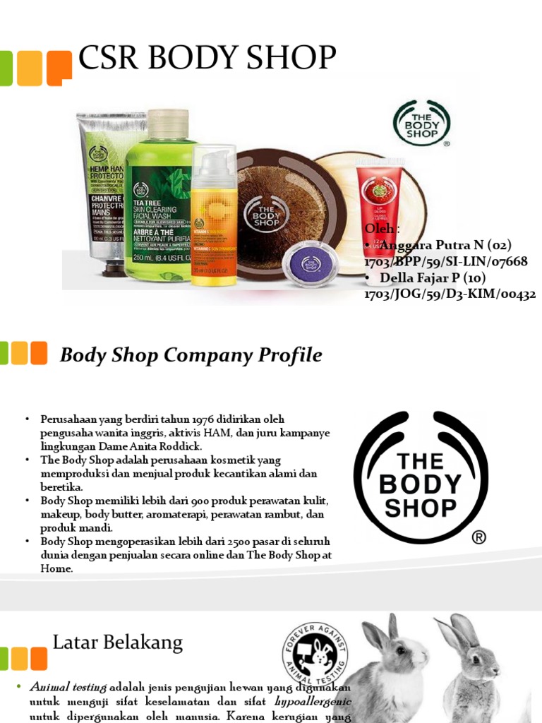 CSR Body Shop | PDF