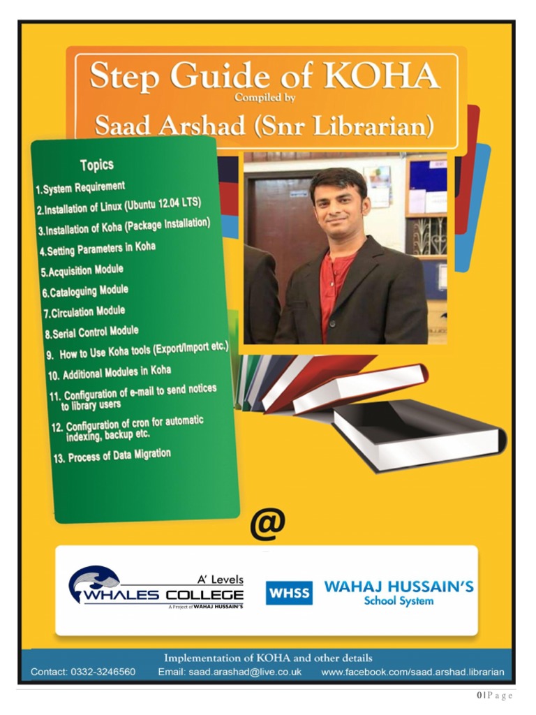Koha Guide Book by Saad Arshad | PDF | Operating System Technology | System Software