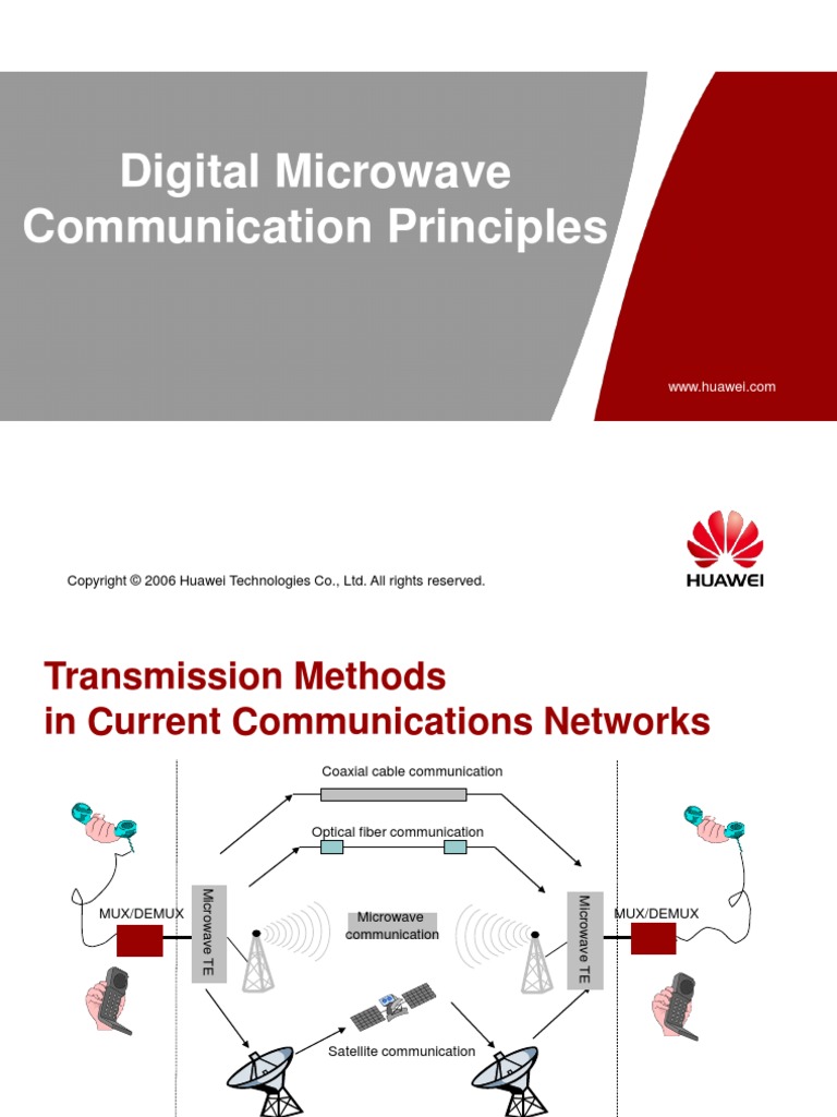 Digital Microwave Communication Principles | PDF | Microwave ...