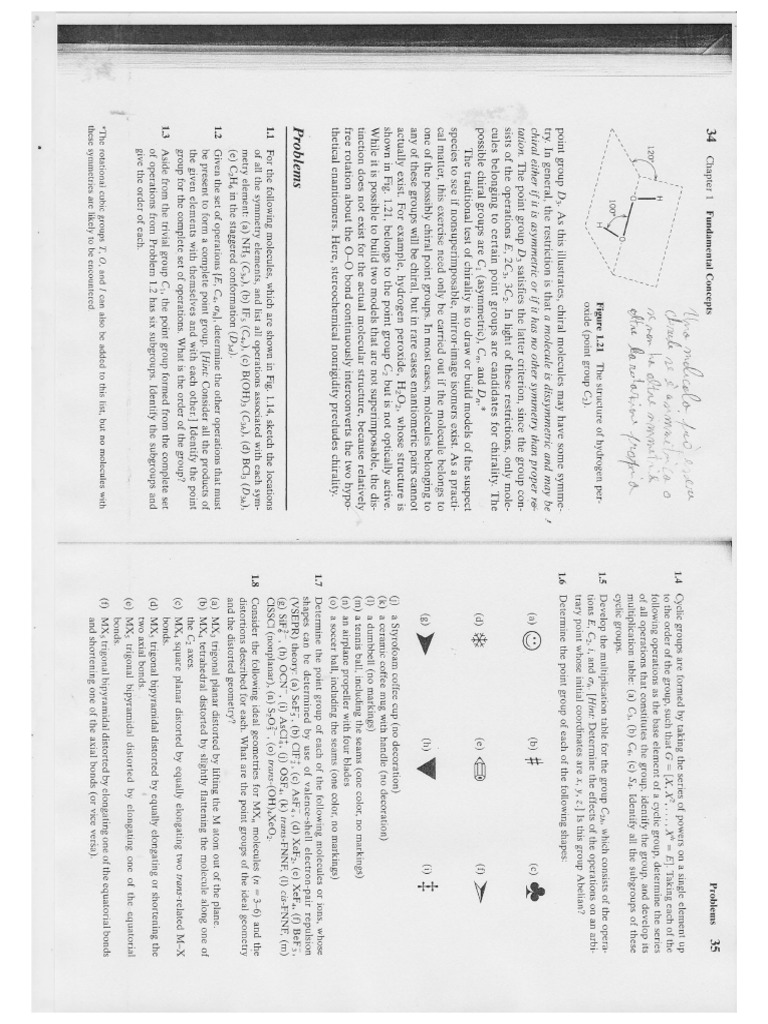 PS2 | PDF | Chirality (Chemistry) | Molecules