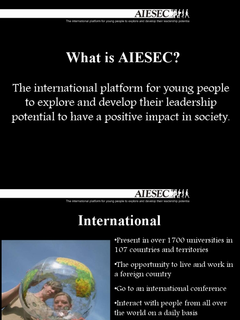 AIESEC Introduction! | PDF