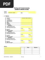 FCU Checklist | PDF | Hvac | Duct (Flow)