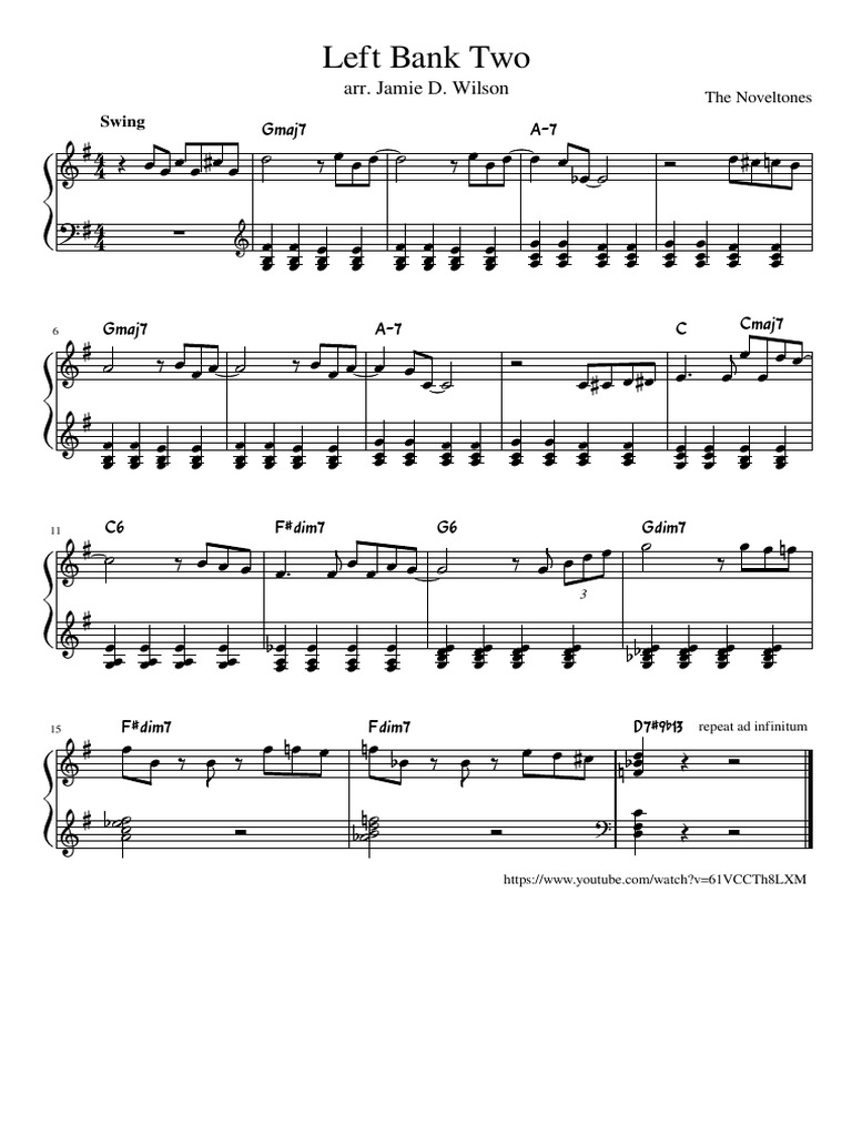Left Bank Two: Arr. Jamie D. Wilson | PDF
