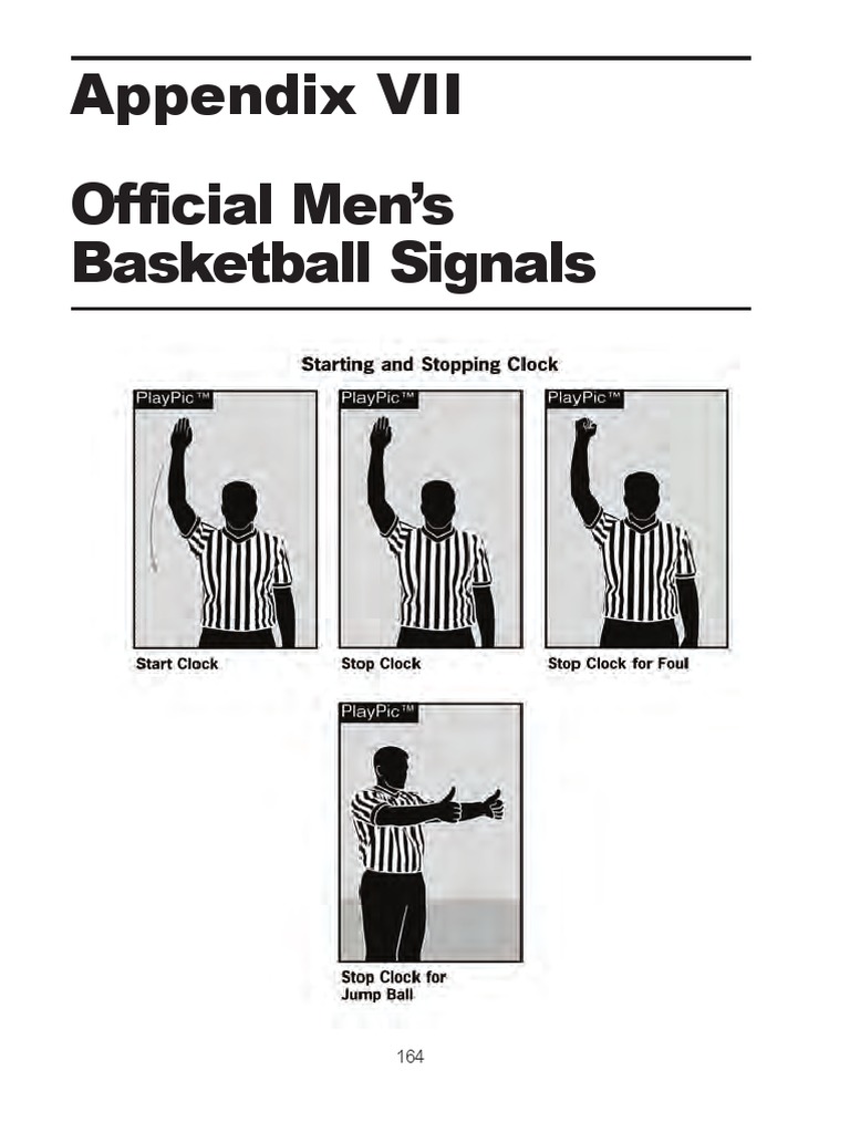 Official Basketball Signals Guide | PDF
