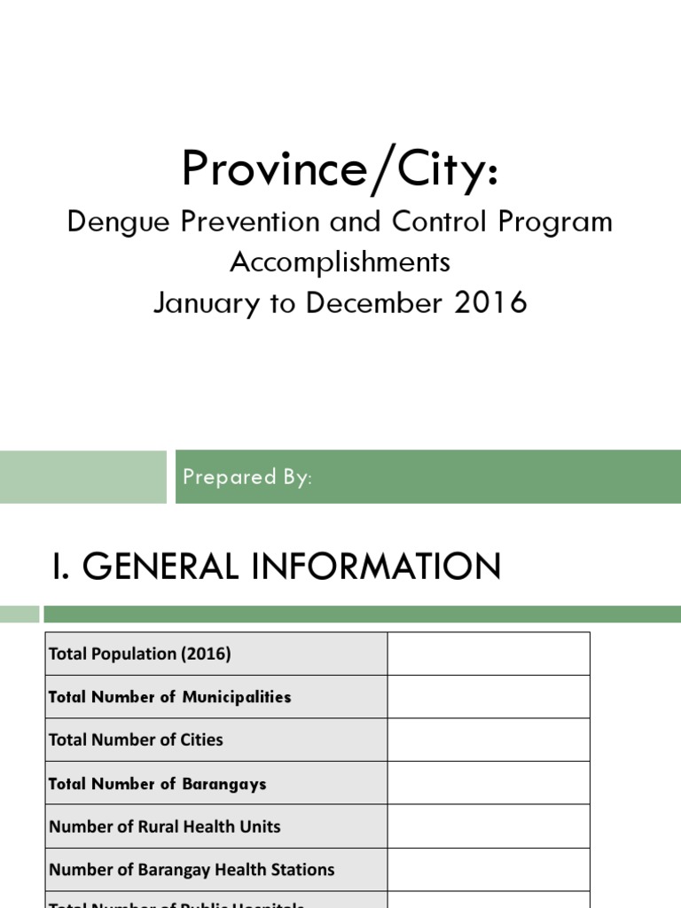 PIR Template 2016 - Dengue | PDF | Medical Humanities | Health Policy