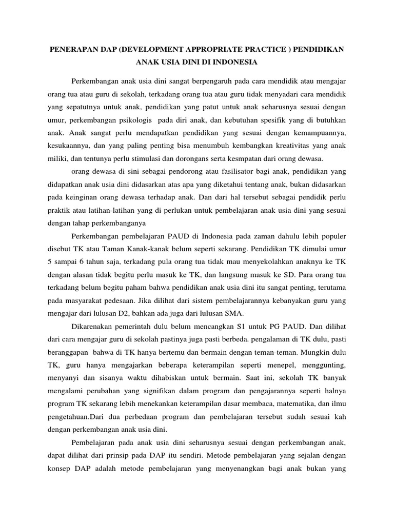 Penerapan Dap | PDF